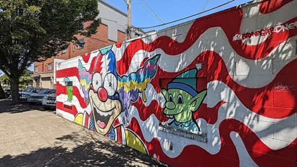 Simpsons Street Art Murals in Springfield, Oregon