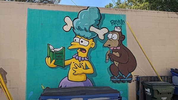 Simpsons Street Art Murals in Springfield, Oregon