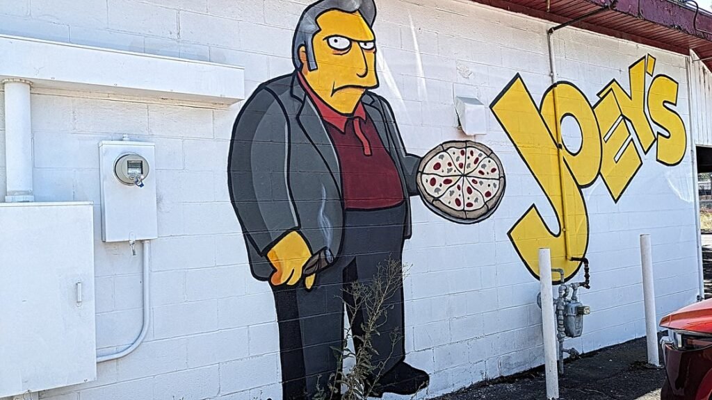 Simpsons Street Art Murals in Springfield, Oregon