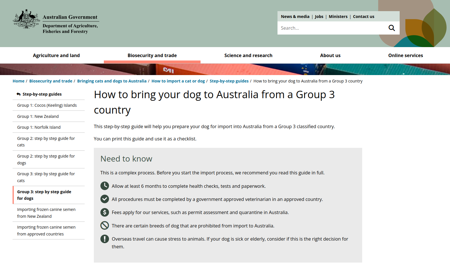 How We Exported Our Dog From the USA (Back) to Australia